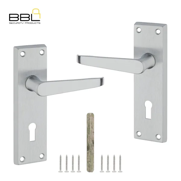 BBL 6 Steel Victorian Straight Keyhole Handle - DIY Superstore
