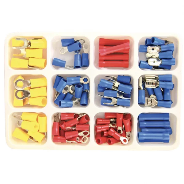 Fragram 100 Piece Crimping Lug Assortment - DIY Superstore