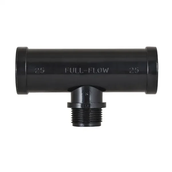 Fluidra Full Flow Irrigation Male Combination Tee 25mm x 3/4" - DIY ...