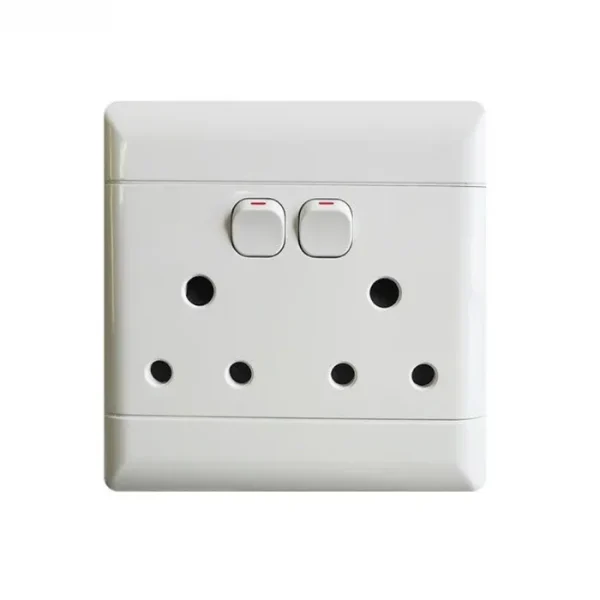Mr Electric Double Switch Socket 4x4 - DIY Superstore