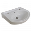 Ceramic Basin Bantam White 2 Tap Hole - DIY Superstore